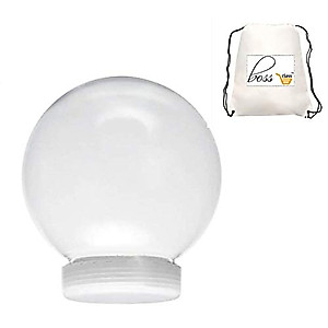 Holiday Christmas Tree Decoration Decor Decorations Home Office Shatterproof Classroom (Bonus Mason JAR) Plastic DIY Snow Globes Snowglobes Crafter's Square Bundle of 2