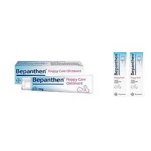 Bepanthen Diaper(Nappy) Care Ointment, 3.52 Ounce (Pack of 2)