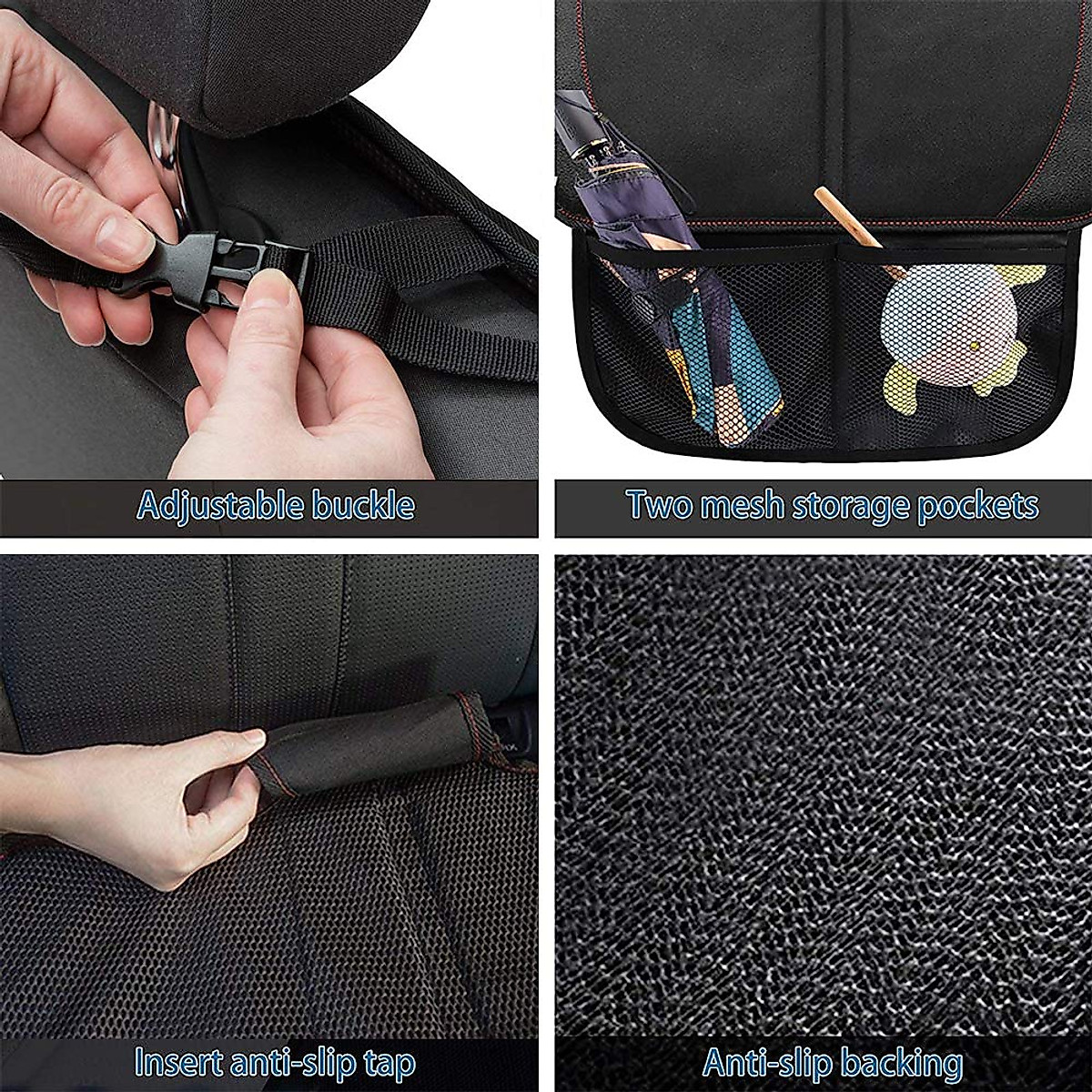 UCARE Child Car Seat Protector Waterproof Foldable Baby Seat Cover Protector for Child & Baby Cars Seats with Thickest Padding and Non Slip Backing (1)
