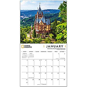 National Geographic Castles 2021 Wall Calendar