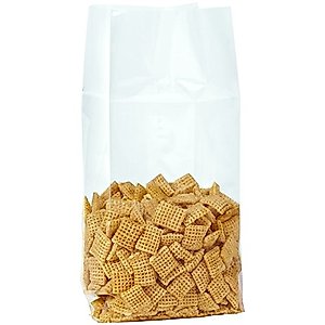 Aviditi PBG127 Gusseted Polypropylene Bags 1.5 Mil, 5" x 3" x 11 1/2", Clear (Pack of 1000)
