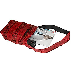 Tribe Azure Hobo Bag OM Symbol Cotton Canvas Large Messenger Handbag Shoulder Comfortable Roomy Fashion