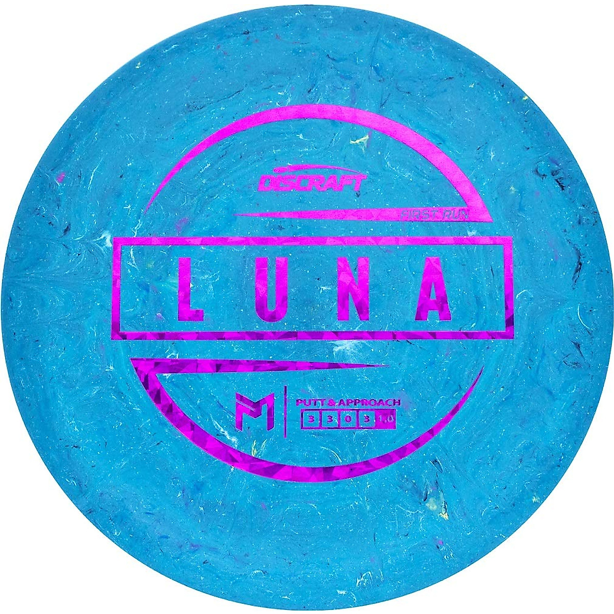 Discraft Paul McBeth Luna Putter Golf Disc, Colors May Vary - 170-172g