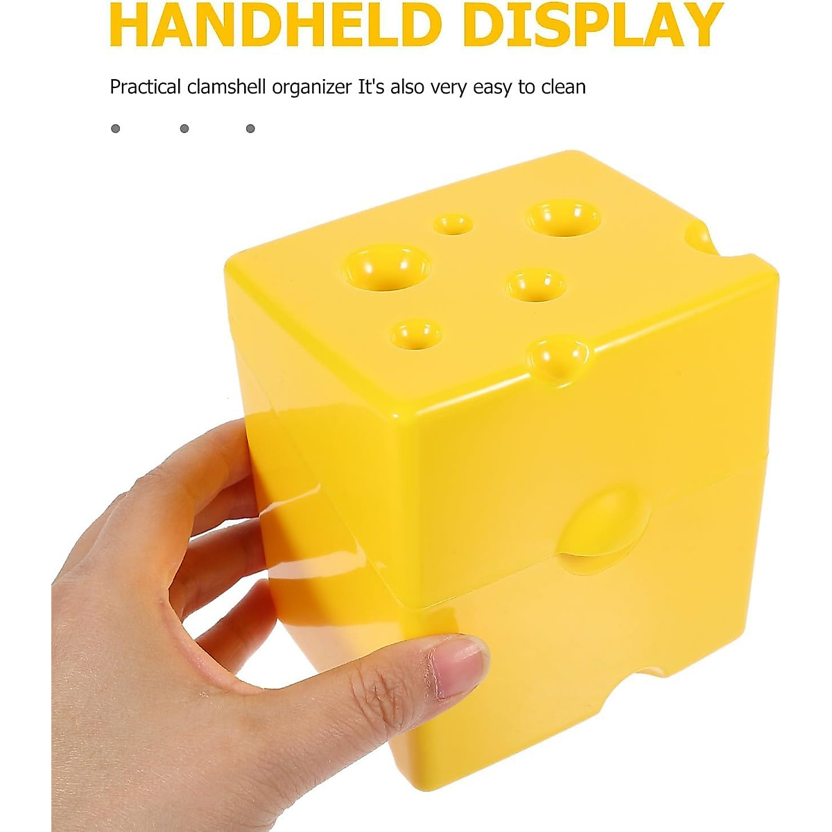 IbErsacs Sliced Cheese Storage Container Plastic Butter Block Cheese Slice Storage Box with Flip Lid Cheese Slice Holder Sliced Cheese Saver Keeper for Refrigerator Food