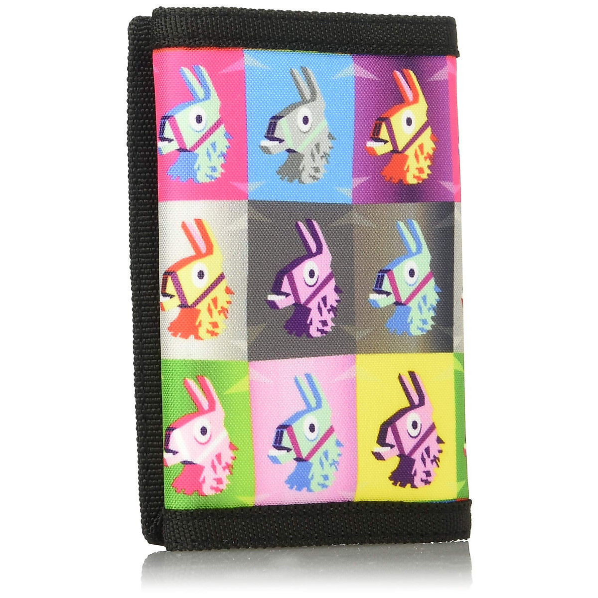 FORTNITE unisex adult Graphic Wallet, Black/Multi, One Size US