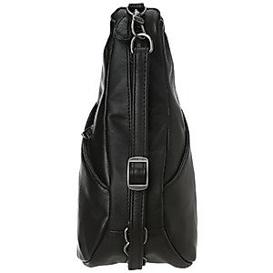 AmeriBag Healthy Back Bag Leather Large Baglett, Black