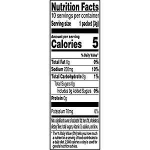 Gatorade G Zero Powder, Lemon Lime, 0.10oz Packets, 10 Count (Pack of 12)