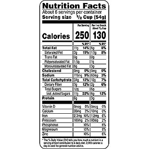 Bear Naked Granola Cereal, Whole Grain Granola, Breakfast Snacks, Cacao and Cashew Butter Crunch (3 Bags)