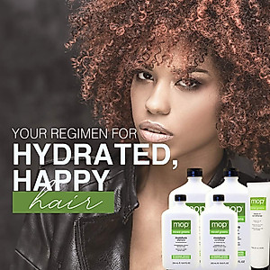 MOP Mixed Greens Moisture Shampoo No Parabens No Sulfates, Fresh, 33.8 fl. oz.