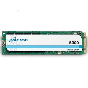 Micron MTFDDAV480TGA-1BC1ZABYY 5300 PRO 480GB,SATA, M.2, 22x80mm,3D TLC,1.5DWPD