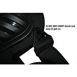 CLC Custom Leathercraft 345 Professional Kneepads, Supportive Gel Cushion, Breathable Neoprene Straps, Over Sized Caps for More Coverage, Ideal for Gardening, Flooring, Cleaning and Construction , Black