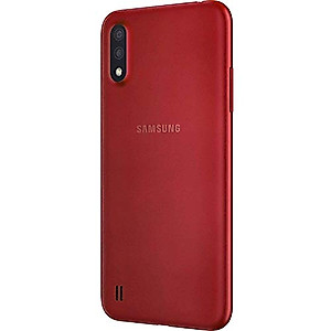 Samsung Galaxy A01 (A015M), 4G LTE, International Version (No US Warranty), 16GB, Red - GSM Unlocked