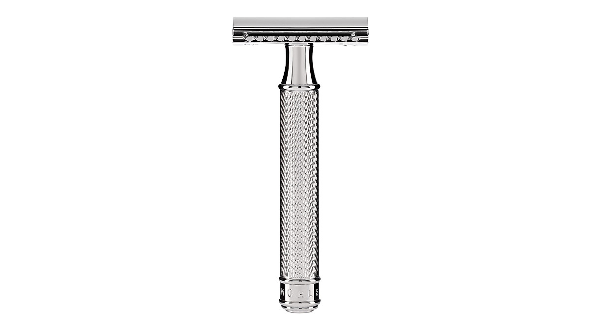 MÜHLE Chrome Silvertip Badger Razor - Close Shave Set