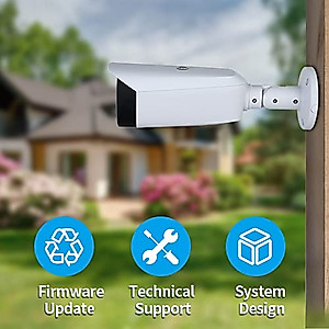 EmpireTech 4K 8MP 1/1.2" CMOS Ultra Low Light Full-Color AI IP Camera Warm LED Bullet SMD 3.0 IP67 Weatherproof, Built-in Mic and Speaker,ePOE and POE, SMD Plus,Face Detection,IPC-Color4K-X 3.6mm