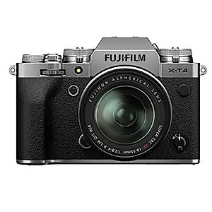 Fujifilm X-T4 Mirrorless Digital Camera XF18-55mm Lens Kit - Silver