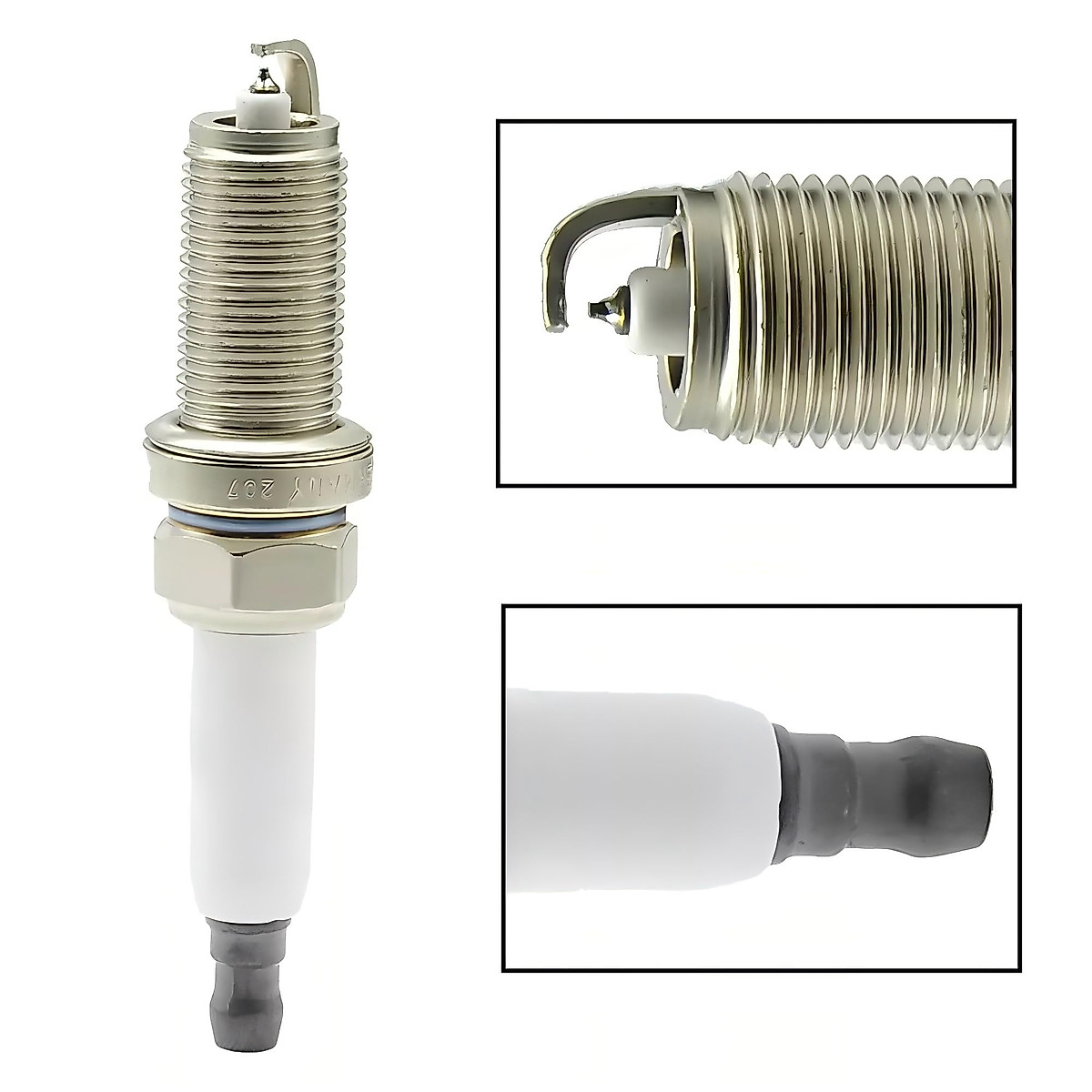 QSDJLM 6PCS Spark Plugs Replacement for FR7NPP332 12122158253 BM,W E60 E70 E83 E90