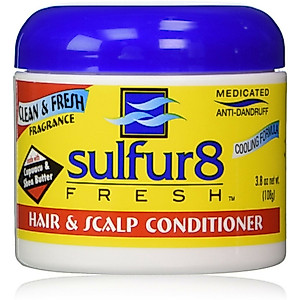 Sulfur8 Fresh Medicated Hair & Scalp Conditioner, 3.8 oz (Pack of 3)