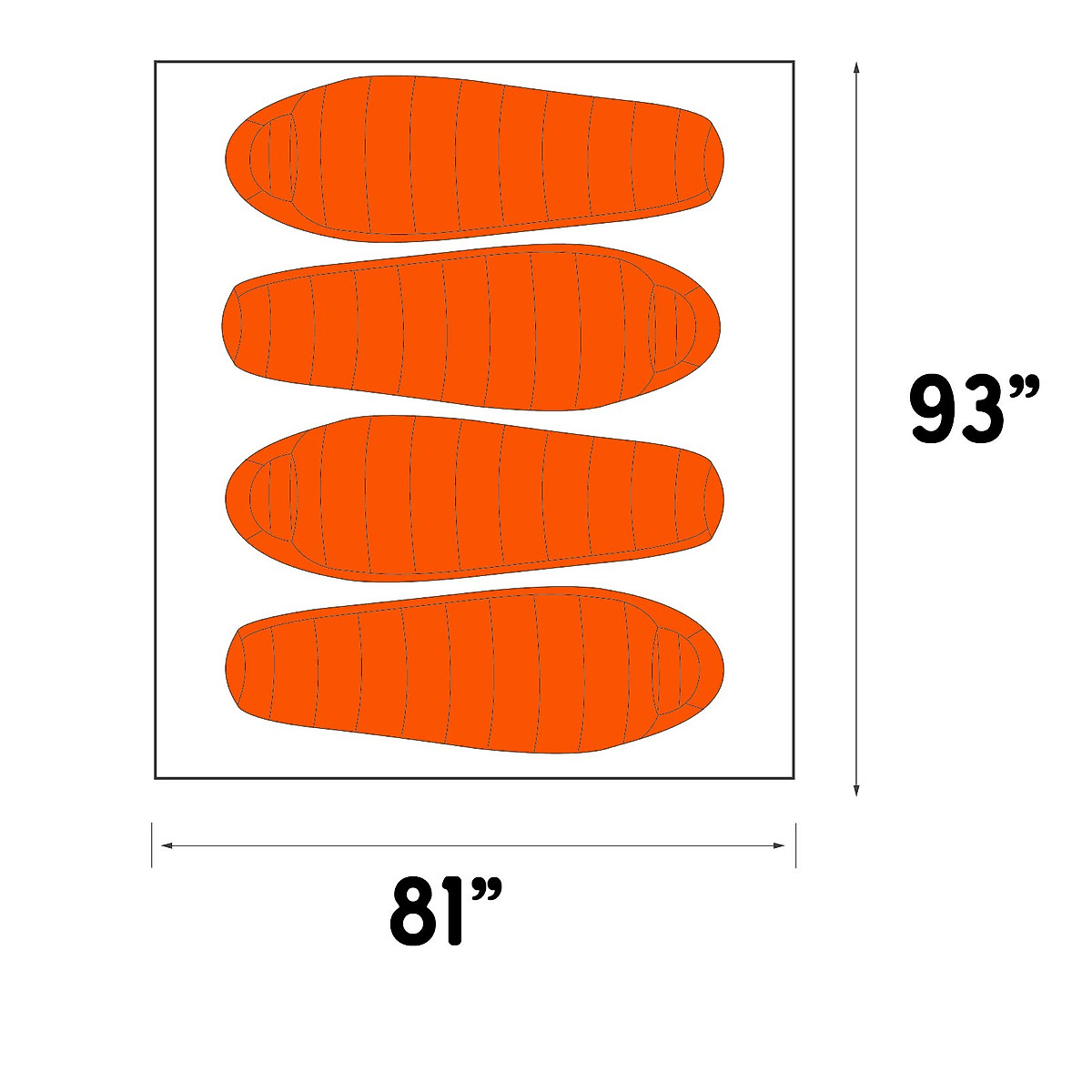 Kelty Outfitter 4 Pro Footprint, 4-Person