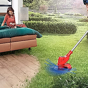 Grass Strimmer Line Trimmer Cord Twist Lines Universal Replacement Trimmer Lines Star Line Eater Weed Strimmer Wire String Brush Cutter for All Garden Grass Strimmers (2.0MMx90M)