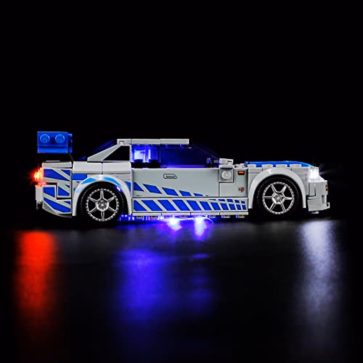 LIGHTAILING Light for Lego- 76917 2-Fast-2 Furious Nissan Skyline GT-R (R34) - Led Lighting Kit Compatible with Lego Building Blocks Model - NOT Included The Model Set