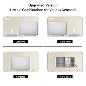 Laptop Bed Tray Table, Nearpow Adjustable Laptop Bed Stand, Portable Standing Table with Foldable Legs, Foldable Lap Tablet Table for Sofa Couch Floor - Medium Size