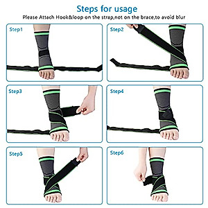 Dr A-Z Compression Foot Socks for Men & Women 2PCS - Sleeves Arch Support, Heel Spurs- Best Plantar Fasciitis Sleeves for Plantar Fasciitis Pain Relief, Heel Pain, & Treatment for Daily Use M-L - Pair