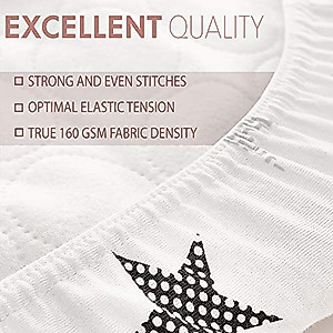 VOLHA&CO Bassinet Fitted Sheets for Halo Bassinest Swivel Sleeper - 100% Cotton Jersey Knit 3-Pack