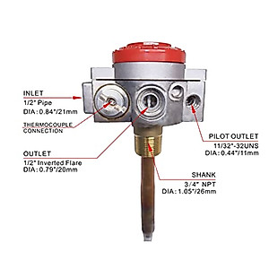 110-326 Natural Gas Water Heater Thermostat. Gas Water Heater Valve JXHONG