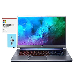 Acer Predator Triton 500 SE Gaming & Entertainment Laptop (Intel i7-11800H 8-Core, 16GB RAM, 512GB SSD, 16.0" 165Hz Win 10 Home) with MS 365 Personal, Dockztorm Hub