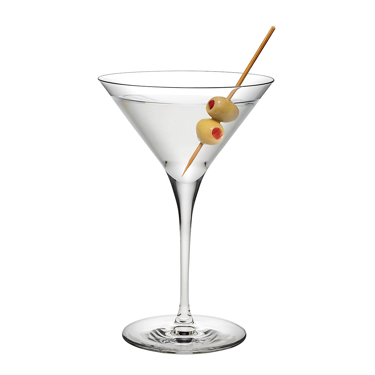 NUDE Vintage Set Of 2, Crystal Martini Glasses 9.75 oz, Lead-Free, Perfect for Drinking Martini, Margarita, Coctail, Glassware for Home