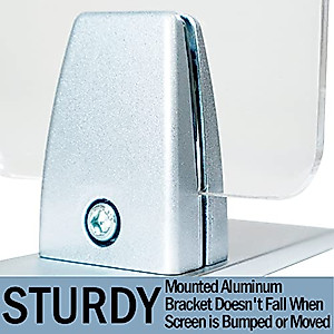 Plexiglass Table Top Sneeze Guard – Desk Divider for Students, Office, Transactions – Acrylic Shield | (24" x 36")