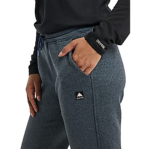Burton Standard Oak Fleece Pants, Dress Blue Heather, S
