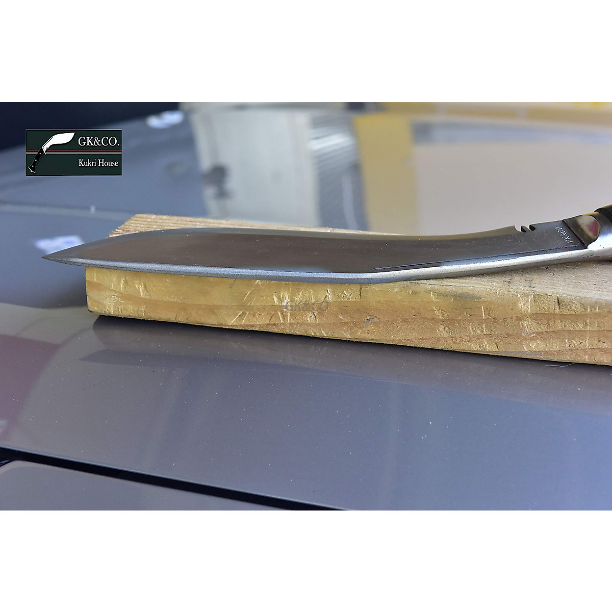 GK&CO. Kukri House Authentic Knife-12 Blade World War II 'The Survival Alive' Kukri/Khukuri Full Tang with Black Leather Sheath-Handmade in Nepal -Warehoused & Ship from USA…