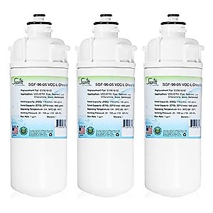 Swift Green Filters SGF-96-05 VOC-L-Chlora-S-B Compatible for EV9617-06,EV9617-22,EV9618-36 Commercial Water Filter (3 Pack),Made in USA
