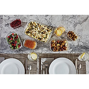 Rubbermaid Brilliance Food Storage Container, Medium, 3.2 Cup, Clear 1991156