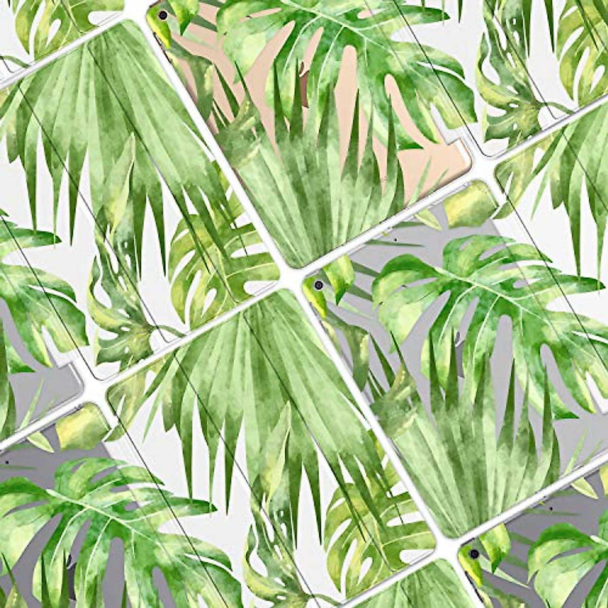 Vonna Case for Apple iPad Air 5th 2022 4th 2020 Gen 3th 10.2 12.9 Pro 11 10.5 9.7 Mini 6 5 4 3 2 1 Magnetic Closure Design Print Palm Leaf Slim Tropic Stand Watercolor Monstera Green Leaves vm252