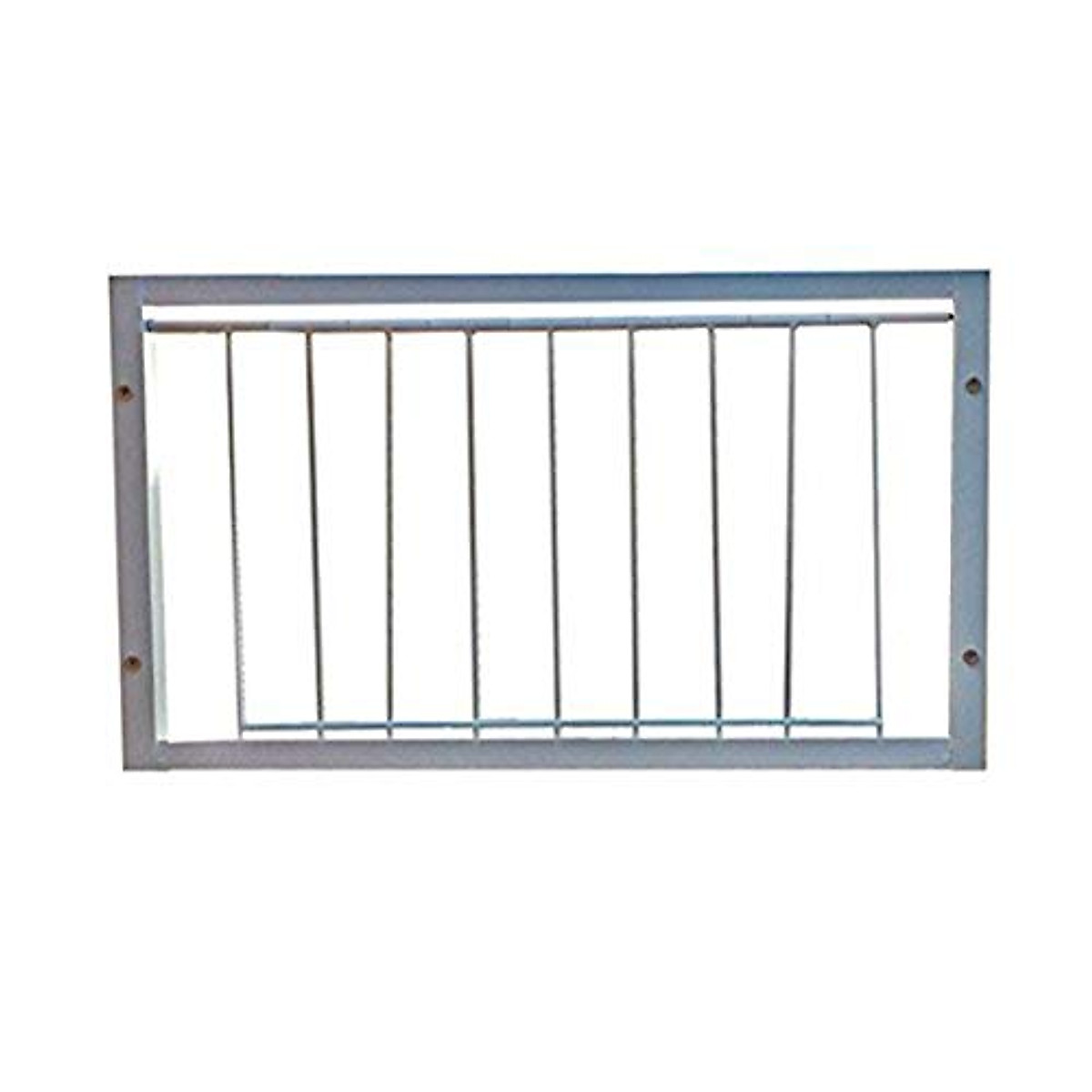 POPETPOP Bird Door Iron Bars 20pcs Active Bird Cage Door Iron Bars Entrance Wire Trap Door Curtain Metal Removable Rod (Silver)