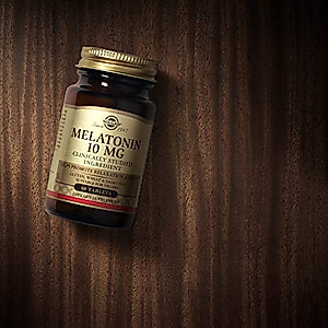 Solgar Melatonin 10mg, 60 Tablets - High-Dosage - Helps Promote Relaxation & Sleep - Clinically-Studied Melatonin - Supports Natural Sleep Cycle - Vegan, Gluten Free, Dairy Free, Kosher - 60 Servings