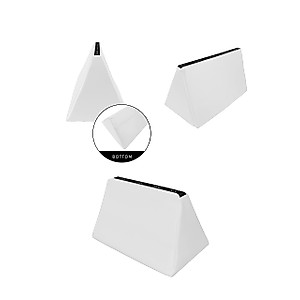 DGAZ Purse Pillow Shaper Insert,Luxury Handbag Tote Shapers, Memory Foam- Fits Birkin 25/30/35/40 Bag (White, BK25)