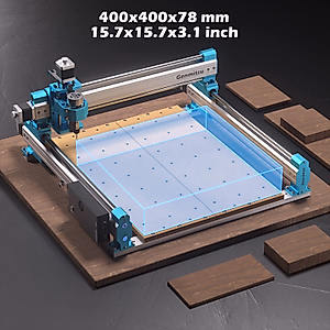 Genmitsu CNC Machine 4040-PRO with Replacement MDF Spoilboard