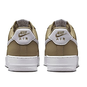 Nike Men's Air Force 1 '07 Lv8Basketball Shoe (8.5), Khaki/White-white