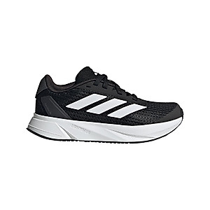 adidas Duramo SL Sneaker, Black/White/Carbon, 2 US Unisex Little Kid