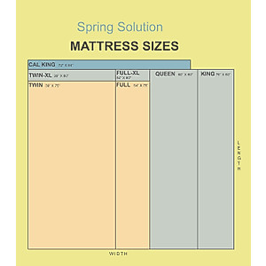 Spinal Solution 4-Inch Wood Split Low Profile Traditional Box Spring/Foundation for Mattress Set, Queen, 11