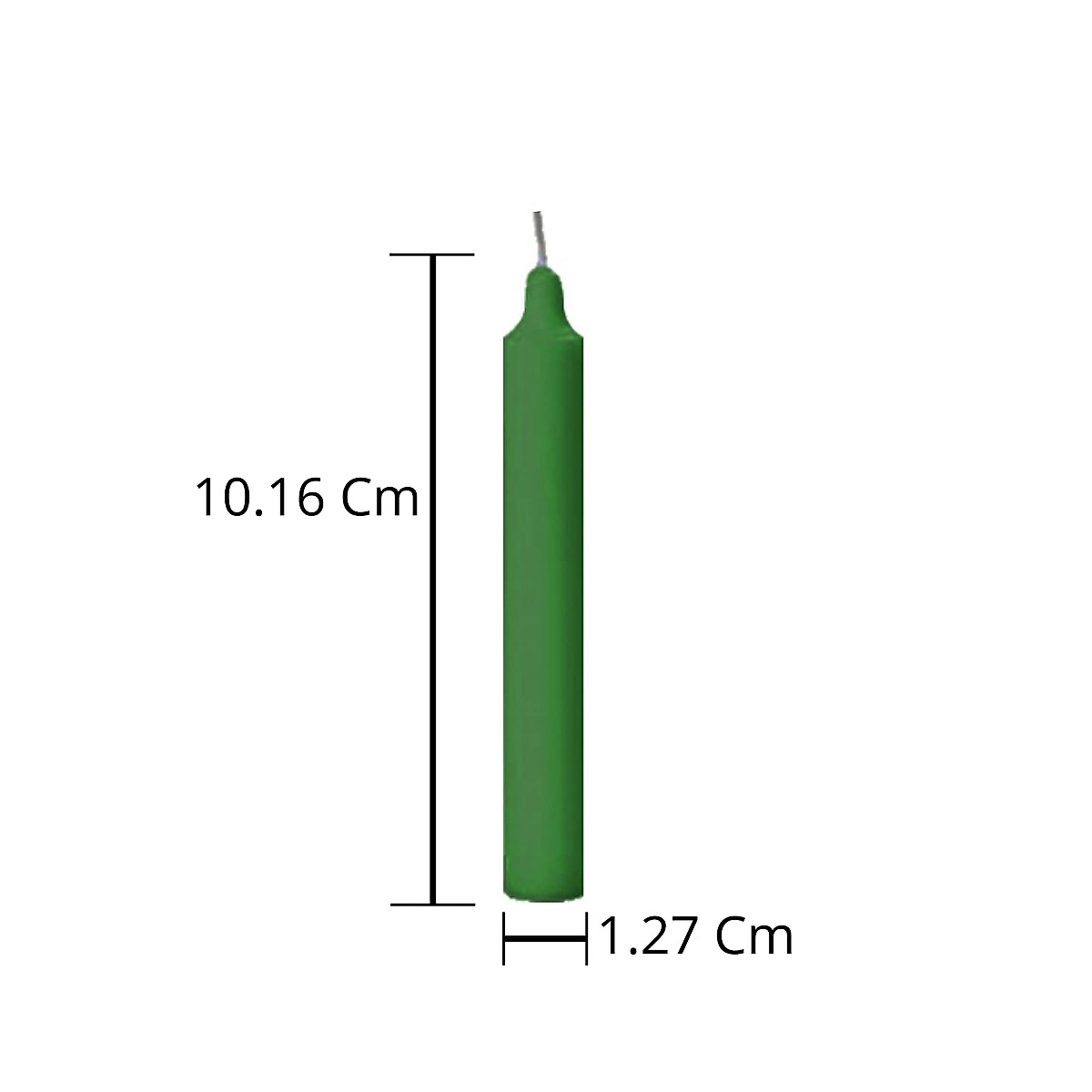 PROSPERRO LUMO by Parkash Candles Chime Candles/Stick Candle/Spell Candle Set of 40 | Ritual Spell Candle | Unscented (Green)