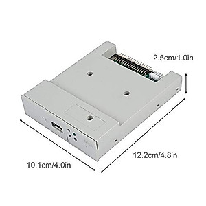 USB Floppy Disk, Vbestlife Portable 5V DC 3.5 Inch 1.44 MB SDD External Floppy Drive Emulator Converter with 4-pin Power Plug and 34-pin Plug