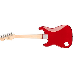 Squier Mini Stratocaster Electric Guitar, Dakota Red, Laurel Fingerboard