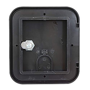 RV Camper Trailer Motorhome Power Cord Hatch Electrical Access Door (Black-1801LB)