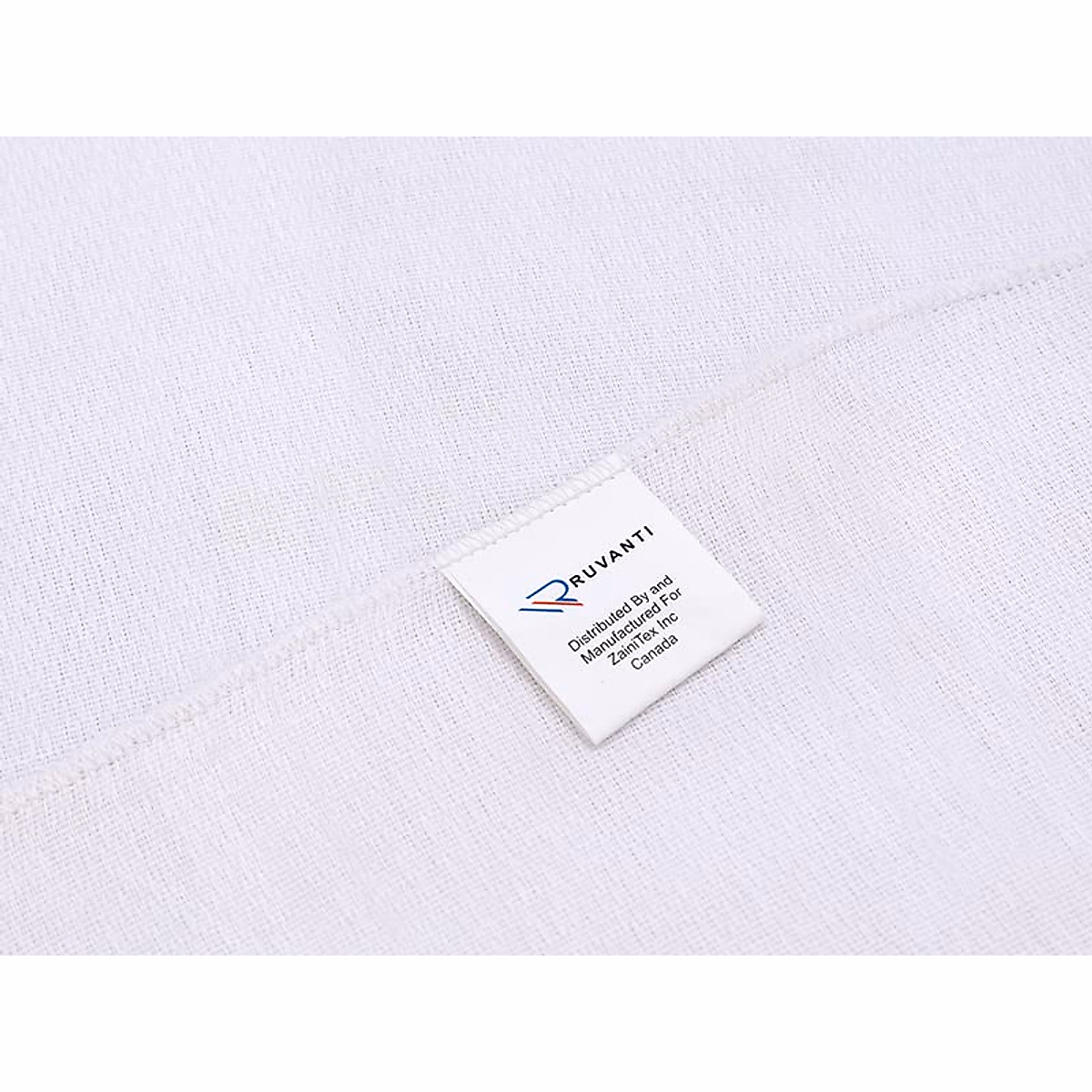 RUVANTI 6 Pack Birdseye Flat-Fold Cloth Diapers for Babies, 100% Cotton Extra Large Reusable Diapers 24x24 Inches, Baby Burp Cloths