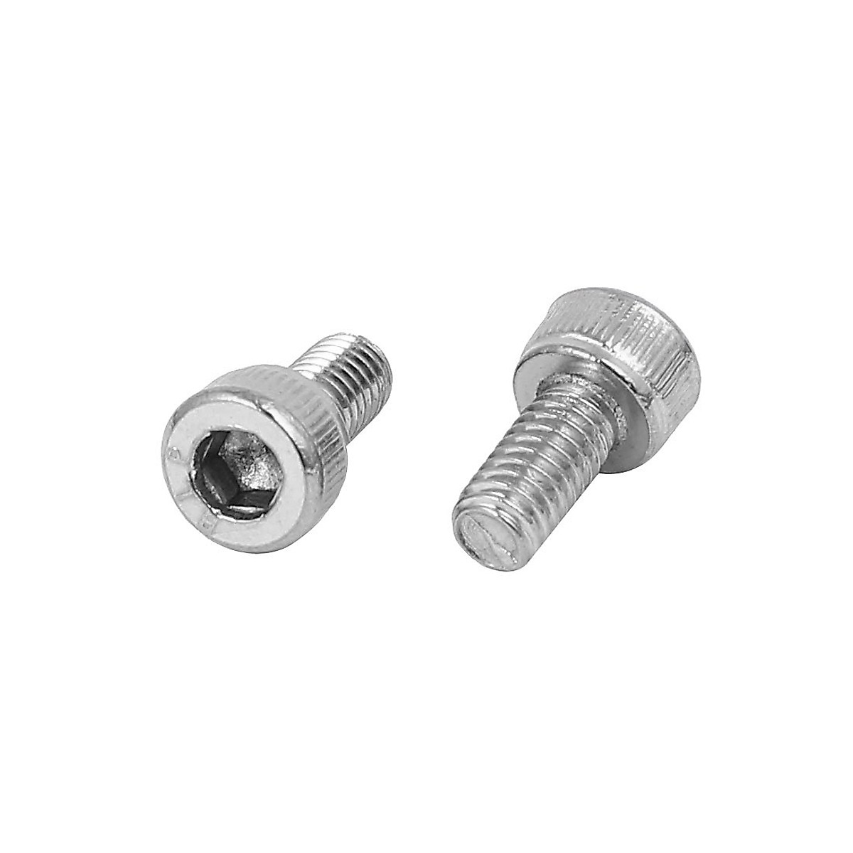 uxcell® M4x8mm Thread 304 Stainless Steel Hex Socket Head Cap Screw Bolt DIN912 55pcs