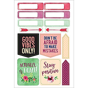 Essential Weekly Planner Stickers - She Believed She Could (Set of 160 Stickers)
